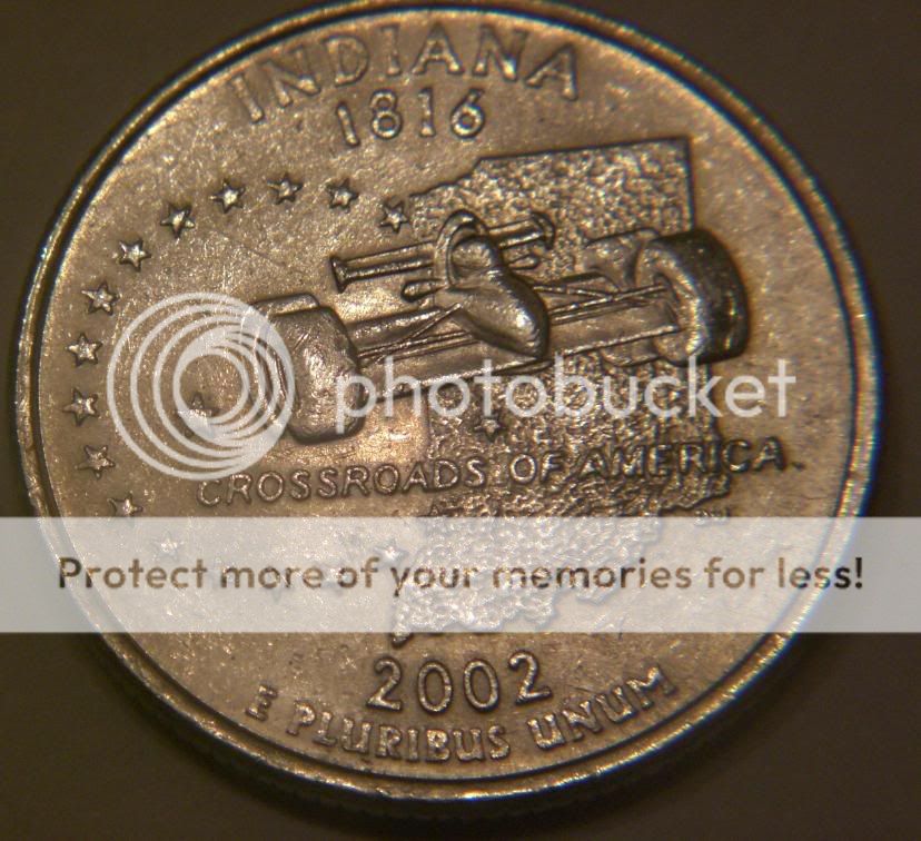 2002 P Indiana Quarter planchet error? | Coin Talk