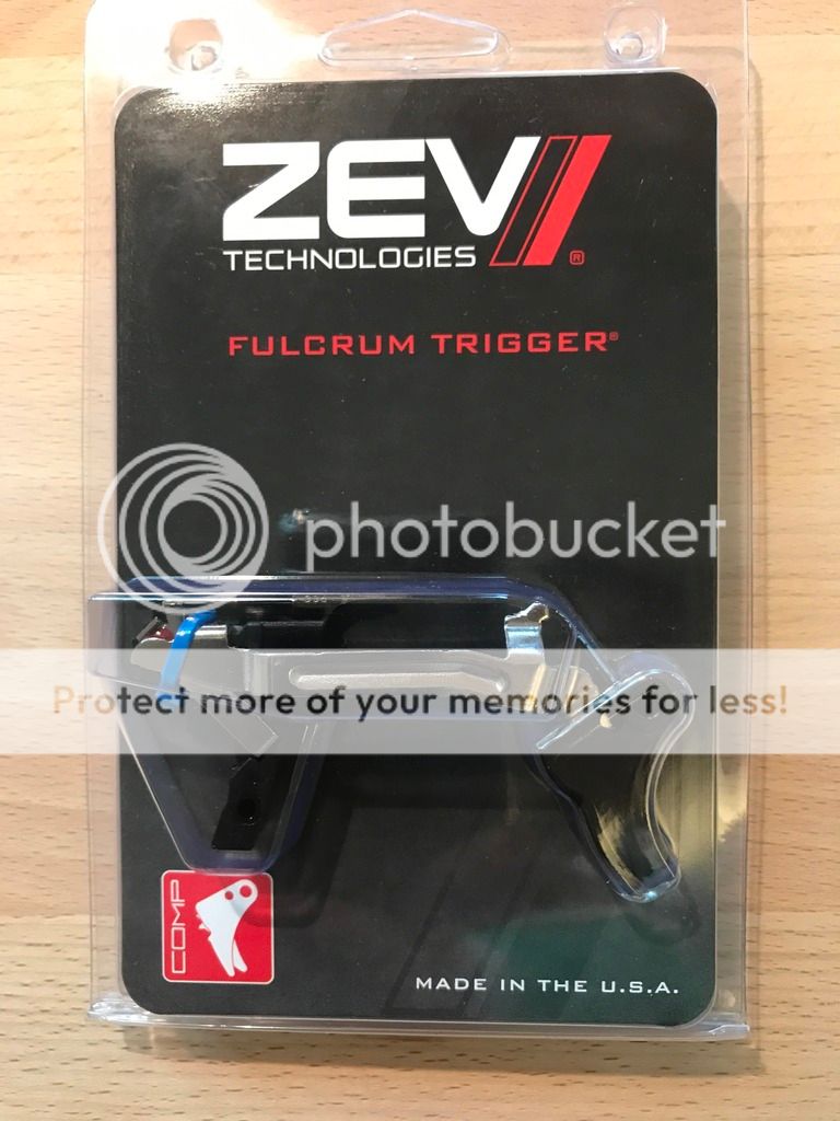 **SOLD** Zev Fulcrum Ultimate Trigger Kit Adjustable 9mmGen3. Fullerton ...