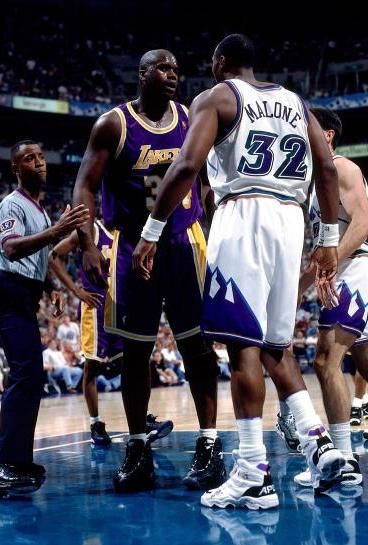 Shaquille O'neal VS Karl Malone Photo by nbacardDOTnet | Photobucket